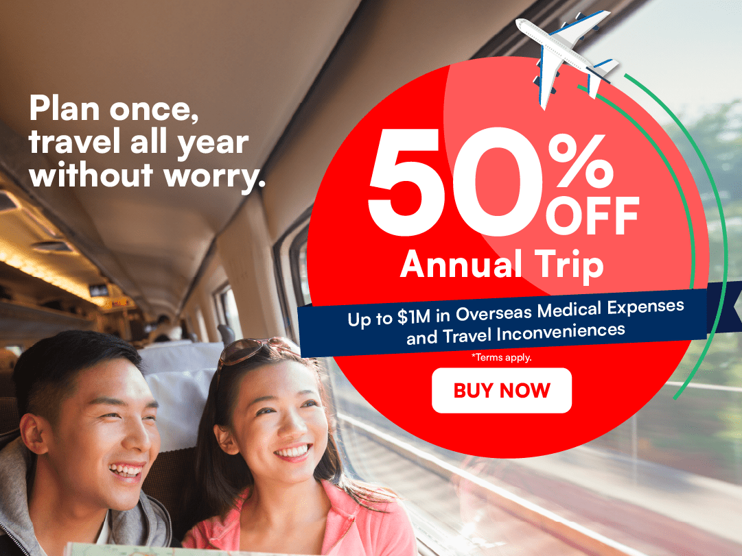 Buy Travel Insurance Singapore – Exclusive No-Claim Discount