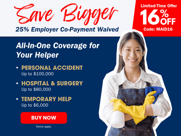 No. 1 Best Maid Insurance in Singapore - HL Assurance