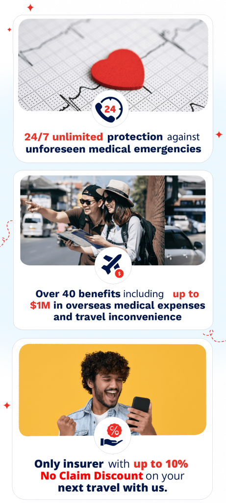 Travel Insurance SG with NCD | Pre-Ex, Miles & Flight Delay